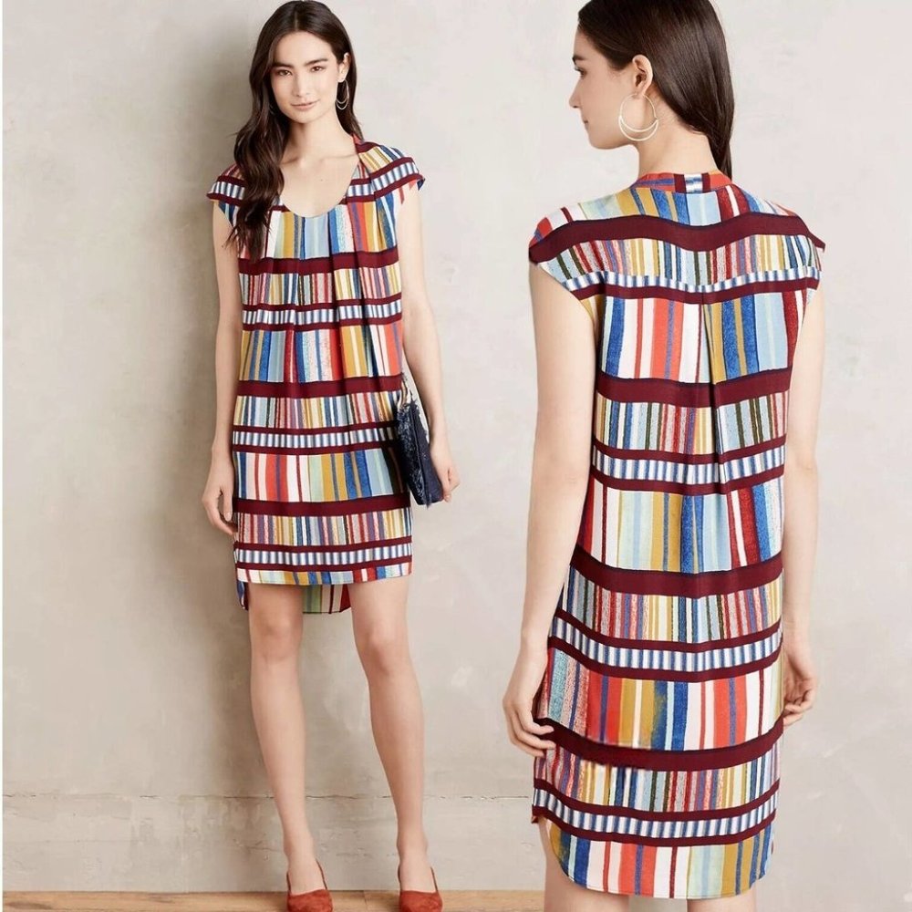 Anthropologie Maeve Au Revoir Library Print Dress || … - Gem